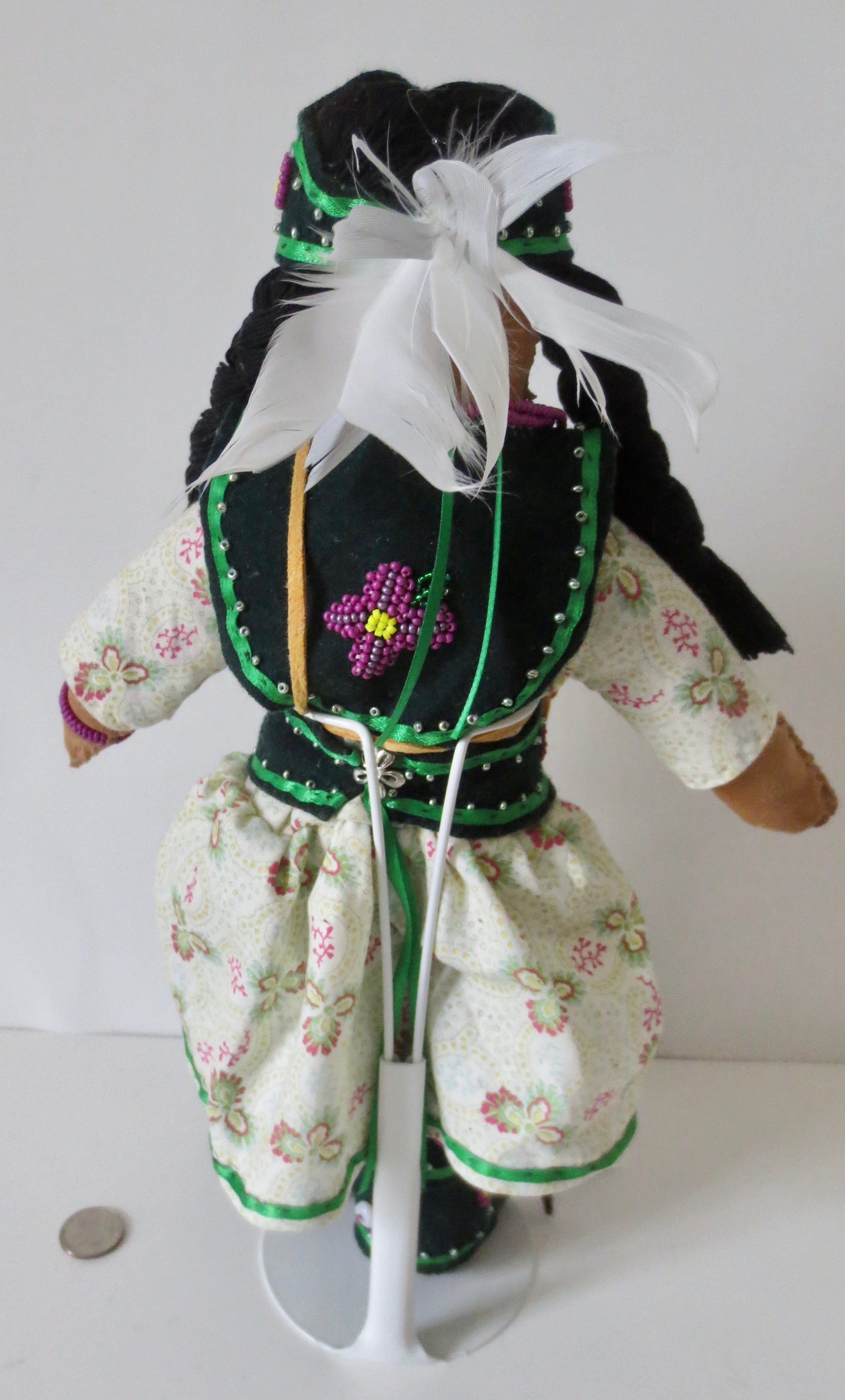 Iroquois Woman Doll w/Iroquois "crown": Paul St John, Mohawk | American ...