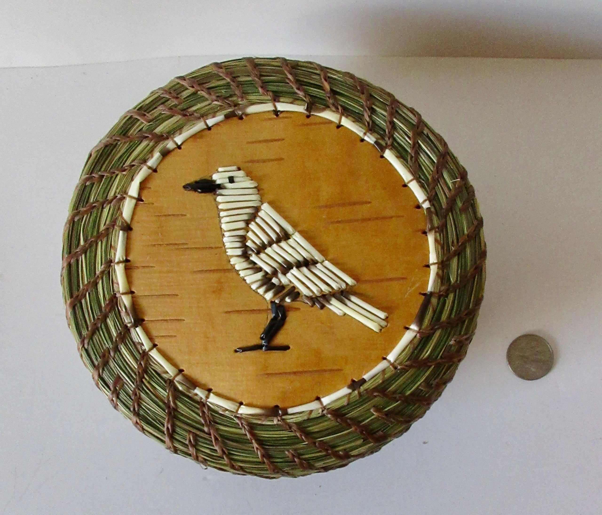"White Crow" Birchbark Basket; Paul St John, Mohawk | American Native ...