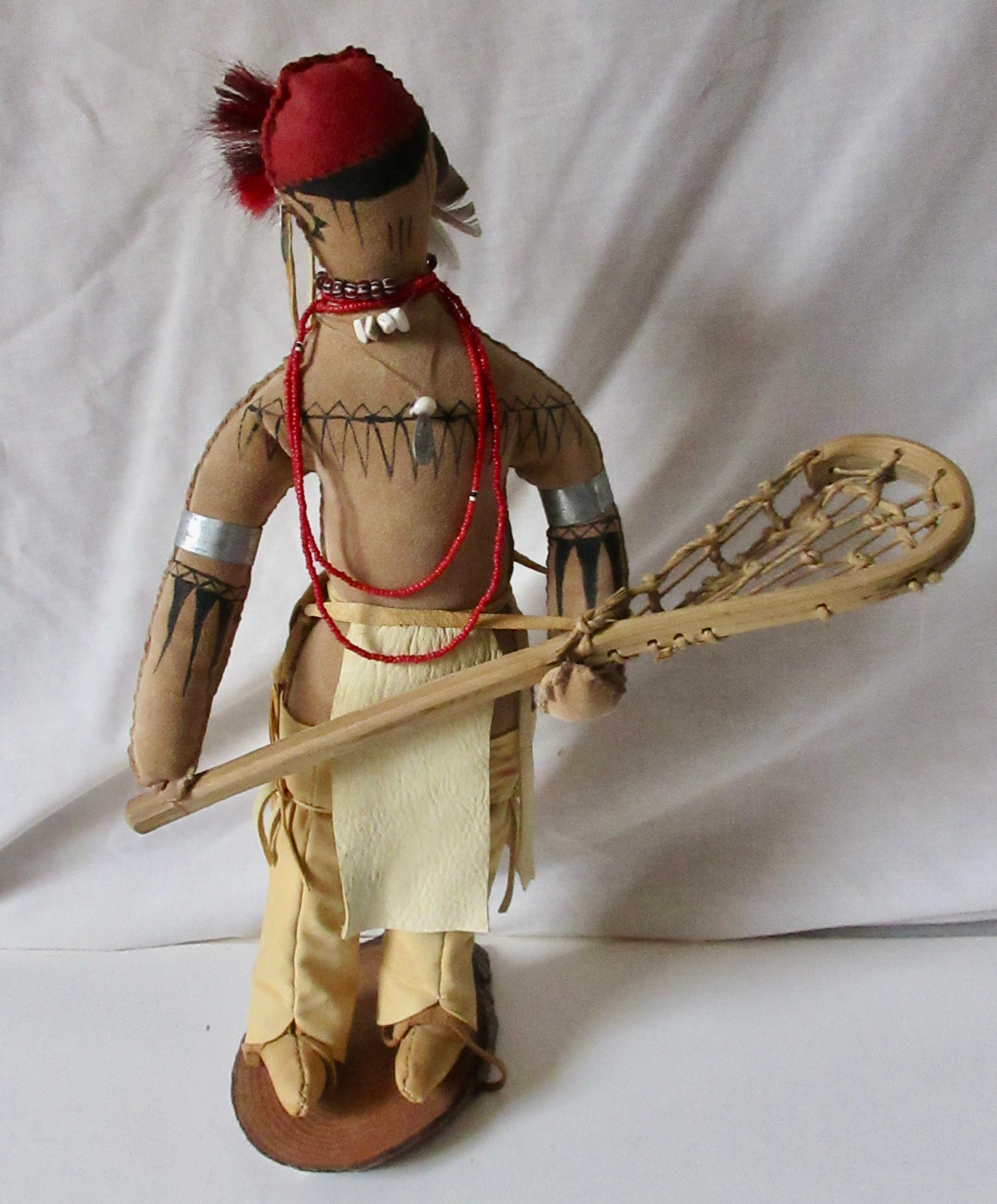 Lacrosse Warrior/Iroquois Doll: Paul St John, Mohawk | American Native ...